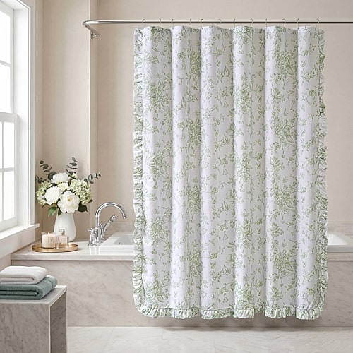 Click here for Madison Park Essentials Colette Floral Ruffle Show... prices