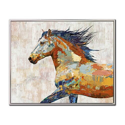 Click here for Streamline Art Dappled Horse Hand Embellished Canv... prices