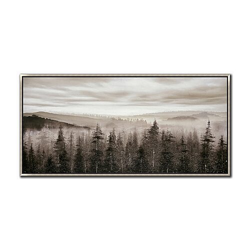 Click here for Streamline Art Foggy Mountain Pines Hand Embellish... prices