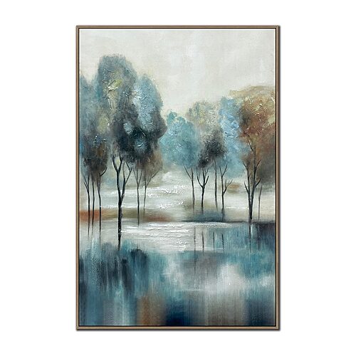 Click here for Streamline Art Misty Grove I Hand Embellished Canv... prices