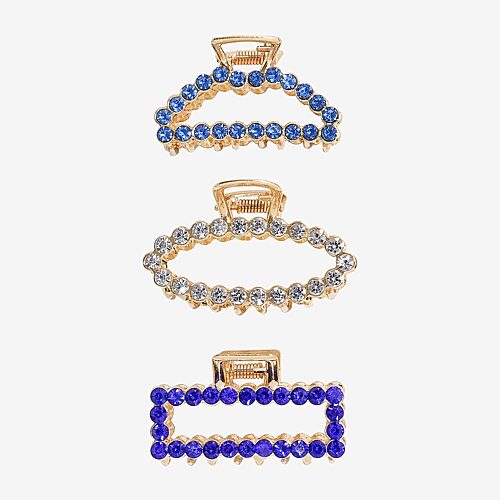 Click here for Bijoux Bar 3-pc. Hair Clip  One Size  Blue prices