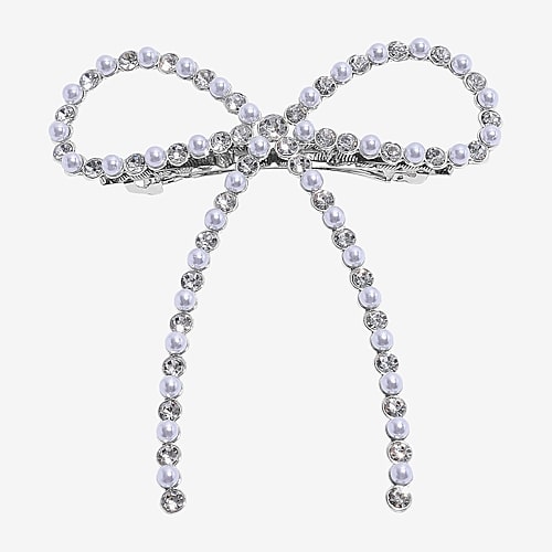 Click here for Bijoux Bar Hair Clip  One Size  Silver prices