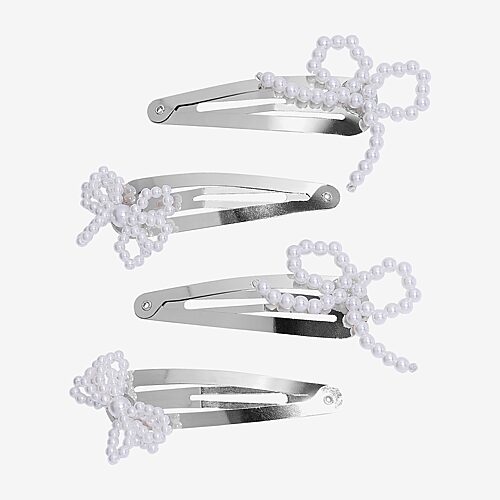 Click here for Bijoux Bar Hair Clip  One Size  White prices