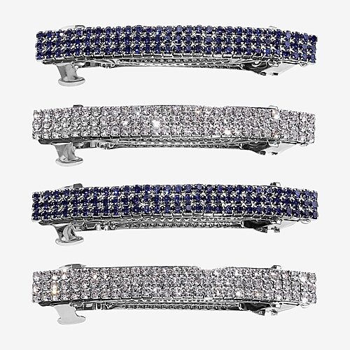 Click here for Bijoux Bar 4-pc. Hair Clip  One Size  Gray prices