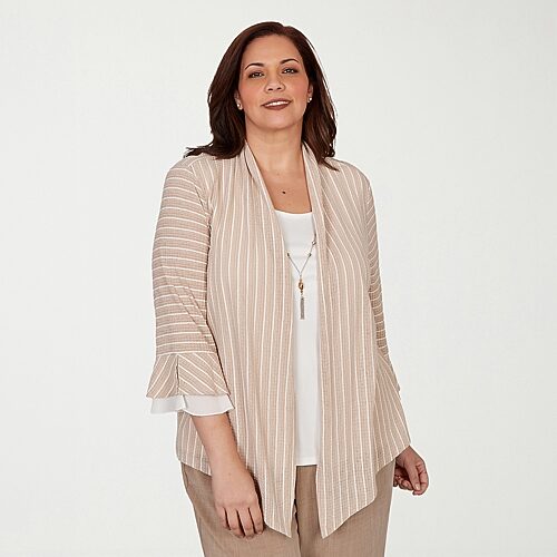 Click here for Alfred Dunner Grand Bazaar Womens Plus Round Neck... prices