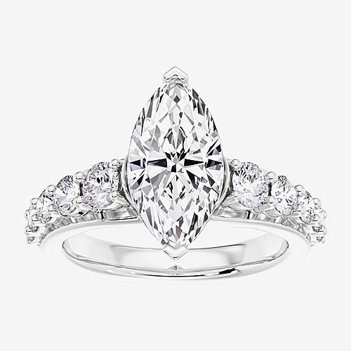 Click here for (F / Vs2) Womens 6 1/2 Ct. T.W. Lab Grown White Di... prices