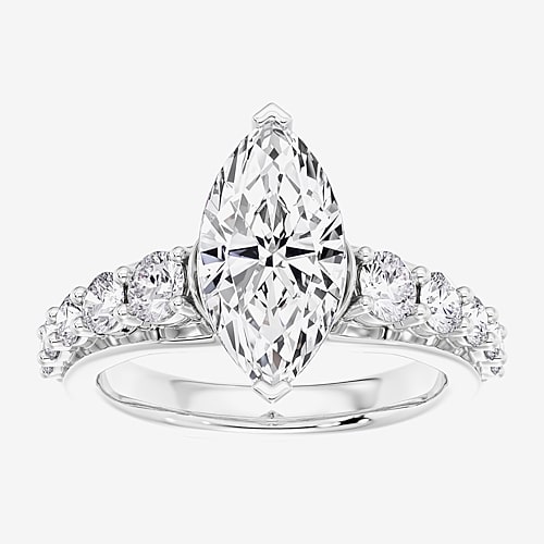 Click here for (F / Vs2) Womens 6 1/2 Ct. T.W. Lab Grown White Di... prices