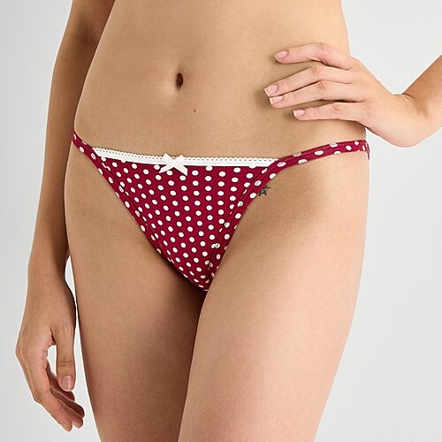Click here for Arizona Body Cotton String Bikini  Medium  Red prices
