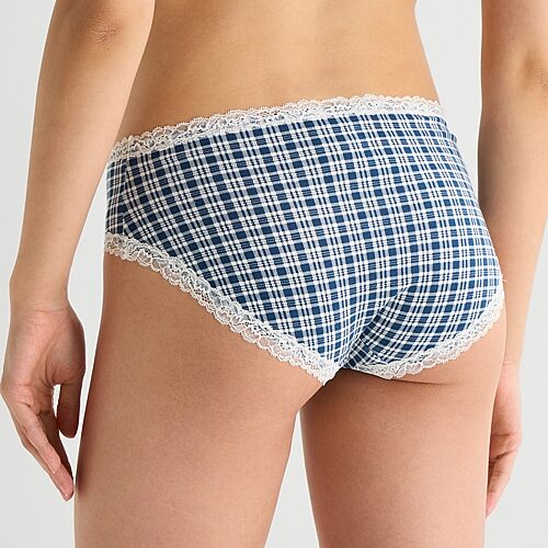Click here for Arizona Body Cotton with Lace Hipster  Medium  Blu... prices