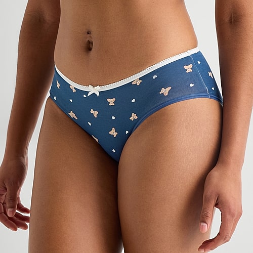 Click here for Arizona Body Cotton Hipster Panty  Small  Blue prices