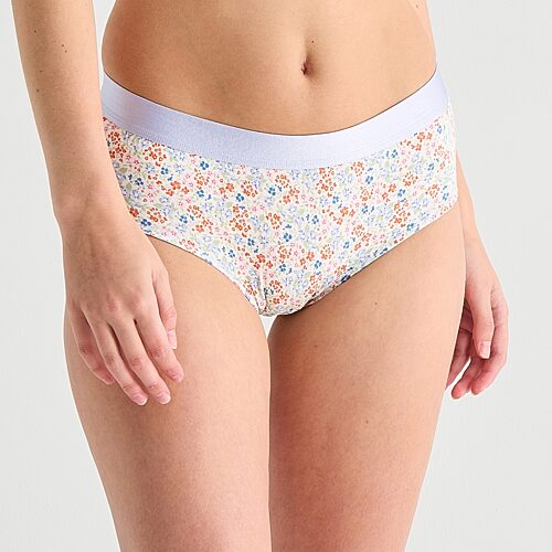 Click here for Arizona Body Cotton Elastic Waist Hipster Panty  L... prices