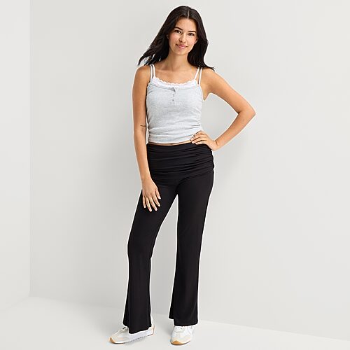 Click here for Forever 21 Womens Juniors Straight Mid Rise Pull-O... prices