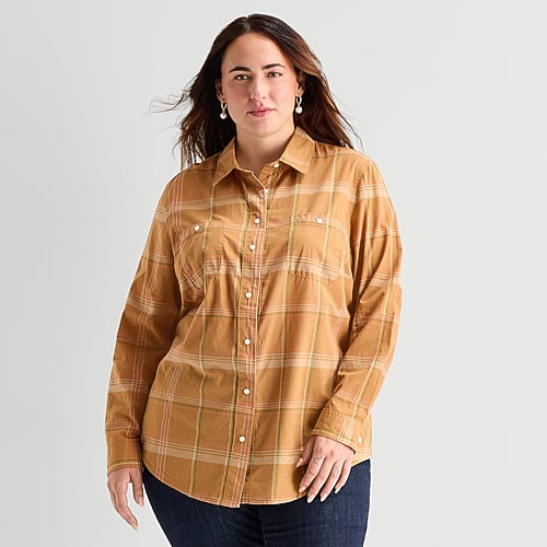 Click here for St. Johns Bay Womens Plus Easy-on + Easy-off Cuffe... prices