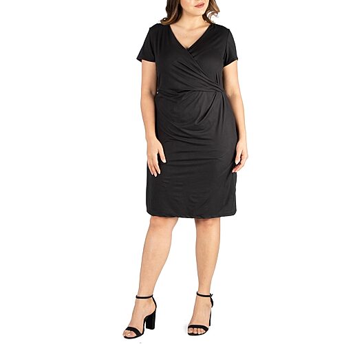 Click here for 24seven Comfort Apparel Womens Plus Short Sleeve W... prices
