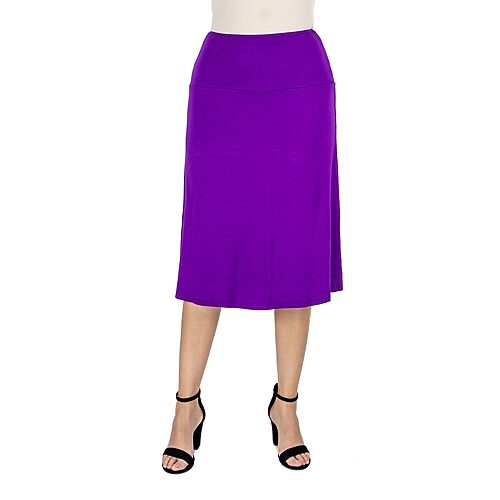 Click here for 24seven Comfort Apparel Womens Mid Rise A-Line Ski... prices