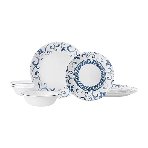 Click here for Corelle Artemis 12-pc. Glass Dinnerware Set  One S... prices