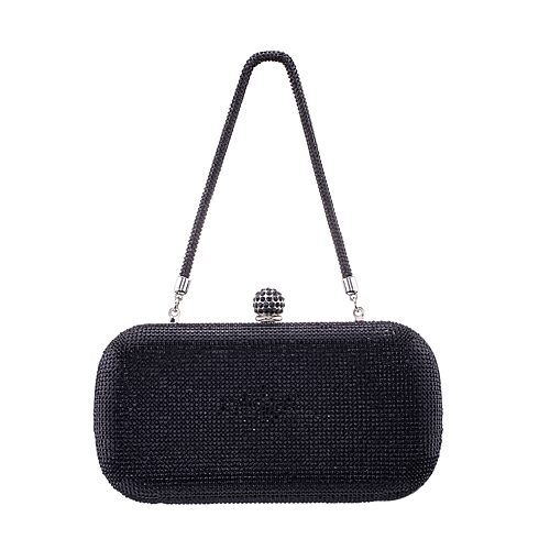 Click here for N By Nina Crysal Minaudiere With Crystal Cording E... prices