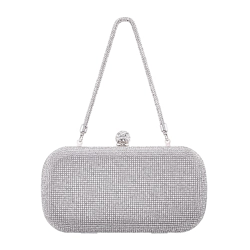 Click here for N By Nina Crysal Minaudiere With Crystal Cording E... prices