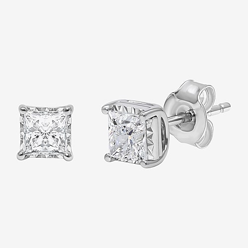 Click here for ( I/SI2 ) 1 CT. T.W. Lab-Grown Diamond Sterling Si... prices