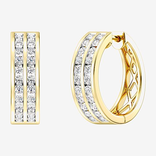 Click here for Womens 1 CT. T.W. Lab Grown White Diamond 14K Gold... prices