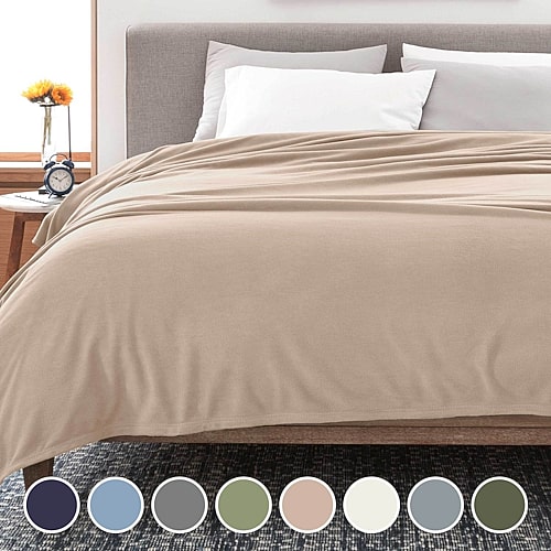 Click here for Martex Super Soft Fleece Blanket  One Size  Brown prices