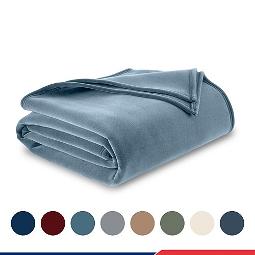 Vellux Blanket  One Size  Blue