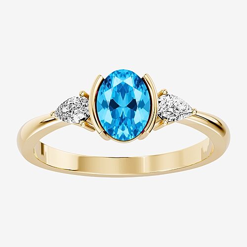 Click here for 1/5 CT. T.W. Lab-Grownd Diamond and Genuine Gemsto... prices