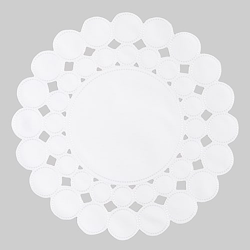 Click here for Homewear Bubble Round Placemat  One Size  White prices