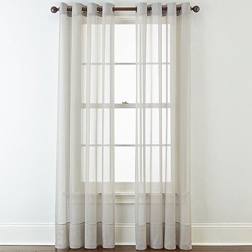 Click here for Home Expressions Lisette Grommet Top Sheer Single... prices