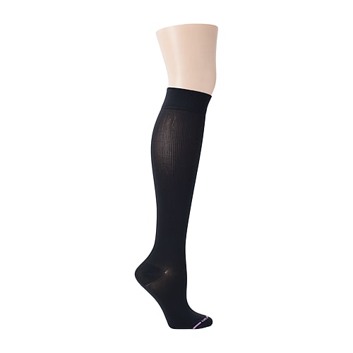Click here for Womens Dr. Motion Basic Solid Microfiber Knee High... prices
