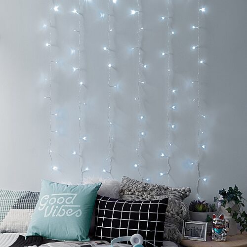 Click here for West & Arrow Cool White LED Curtain Light 96  One... prices