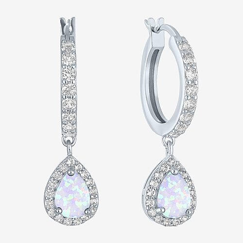 Click here for Gemstone Sterling Silver Pear Drop Earrings  One S... prices
