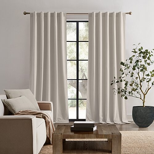 Click here for Brooklyn Loom Matte Cotton Velvet Rod Pocket Room... prices