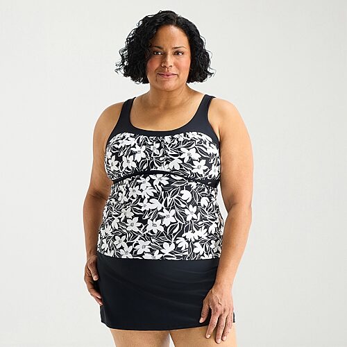 Click here for ZeroXposur Womens Comfort Straps Floral Plus Tanki... prices