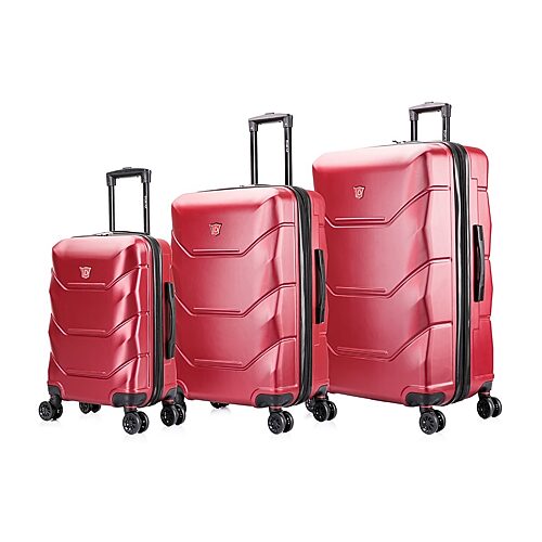 Click here for DUKAP Zonix Hardside 3-Pc Luggage Set  One Size  R... prices