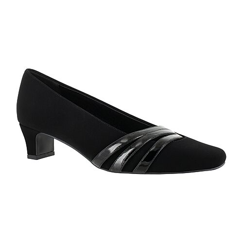 Click here for Easy Street Entice Squared toe Pumps - Blk Snake prices