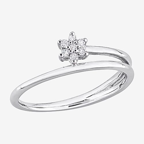 Click here for Womens Diamond Accent Natural White Diamond Sterli... prices