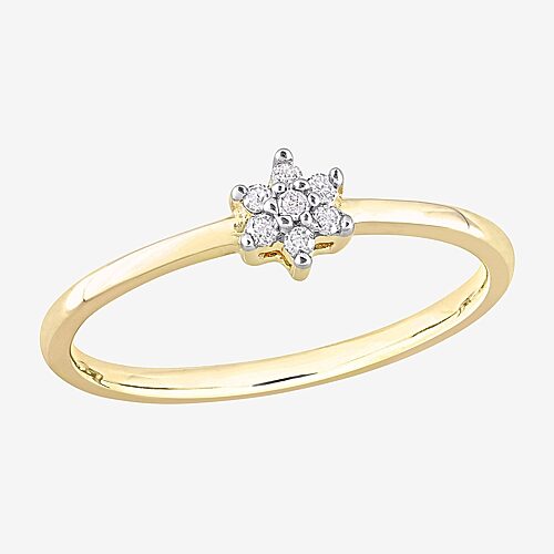 Click here for Womens Diamond Accent Natural White Diamond 18K Go... prices