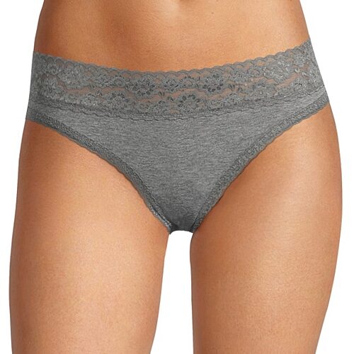 Click here for Arizona Body Cotton with Lace Thong  Xx-large  Gra... prices