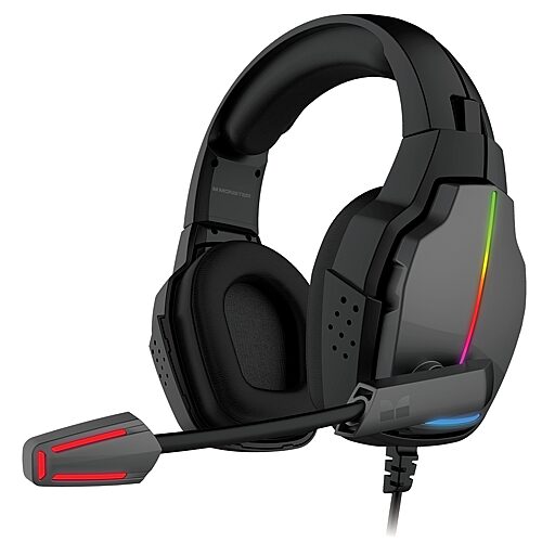Click here for Monster Rogue Corded PC Gaming Headset  One Size... prices