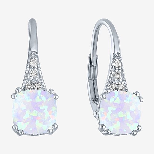 Click here for Gemstone Sterling Silver Cushion Drop Earrings  On... prices