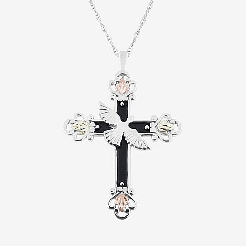 Click here for Womens Sterling Silver Cross 18 Inch Pendant Neckl... prices