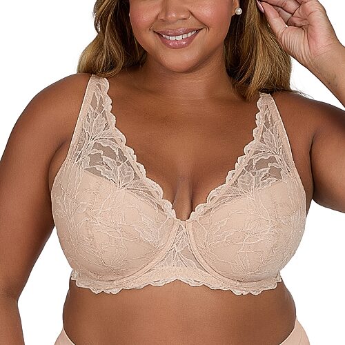 Click here for Leading Lady The Willow Plunge Bra- 5944  B  Beige prices