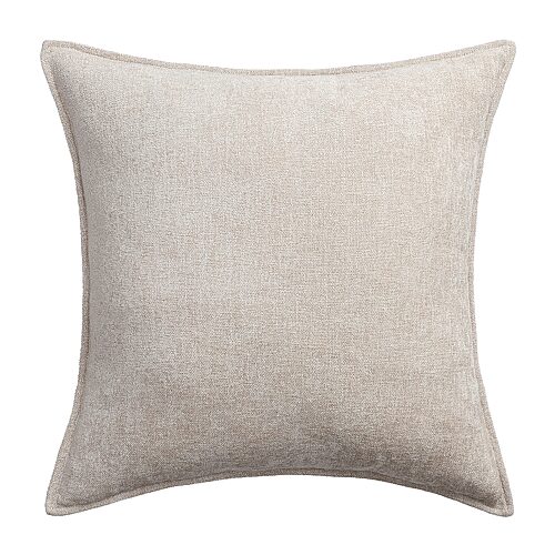 Click here for Chenille 20x20 Square Throw Pillow  One Size  Beig... prices