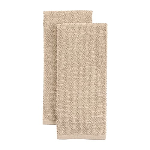 Click here for Cooks Solid 2-pc. Kitchen Towel Set  One Size  Bei... prices