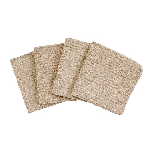 Click here for Cooks Scrubber 4-pc Dish Cloth Set  One Size  Beig... prices