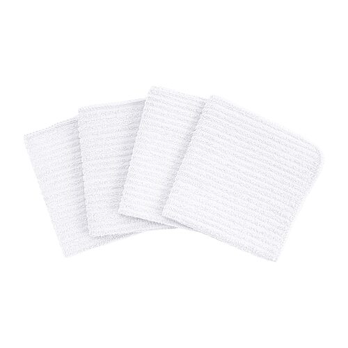 Click here for Cooks Scrubber 4-pc Dish Cloth Set  One Size  Whit... prices