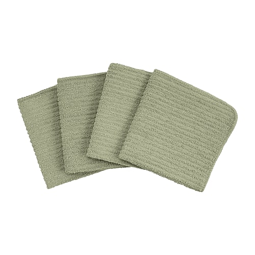 Click here for Cooks Scrubber 4-pc Dish Cloth Set  One Size  Gree... prices