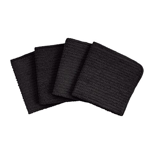 Click here for Cooks Scrubber 4-pc Dish Cloth Set  One Size  Blac... prices