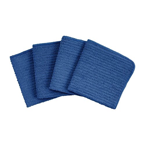 Click here for Cooks Scrubber 4-pc Dish Cloth Set  One Size  Blue prices